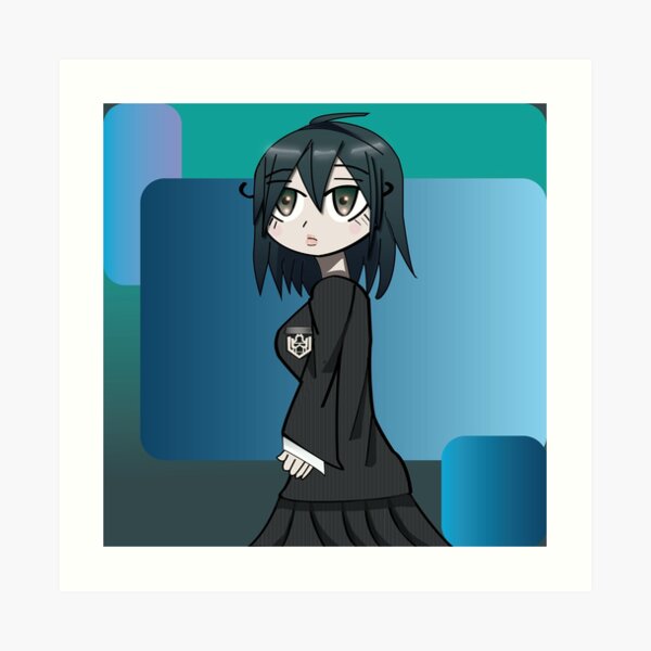 "Shuichi Saihara Genderbent" Art Print by hakomuradesign | Redbubble