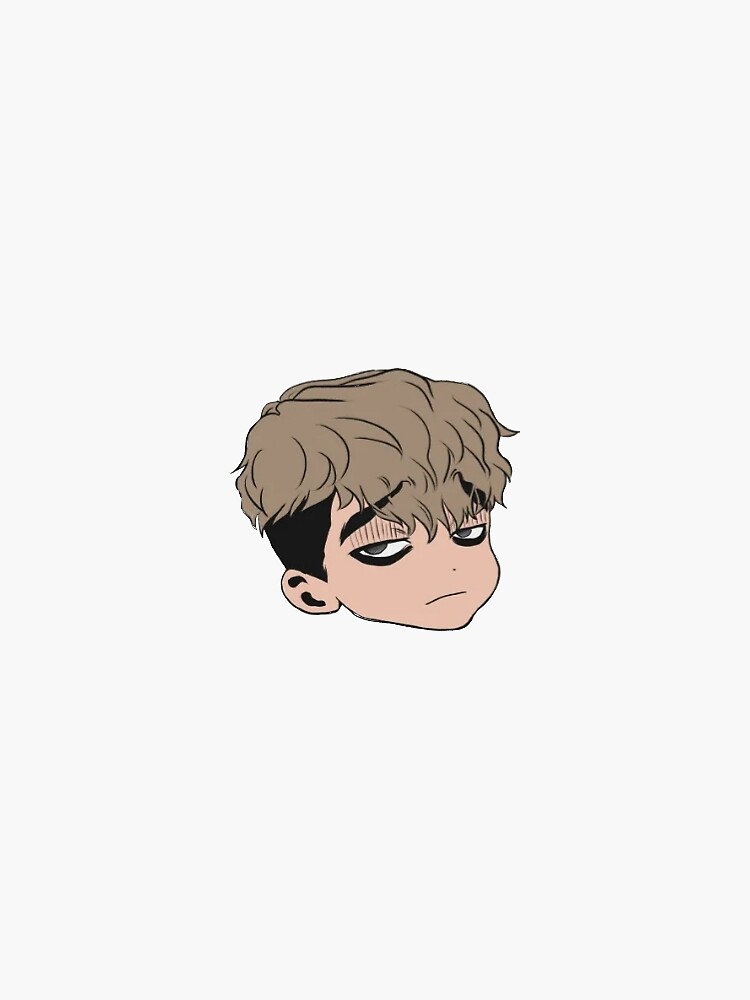 "Sangwoo - killing stalking " Sticker for Sale by 1999mc10 | Redbubble