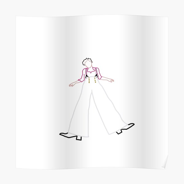 "Harry Styles Fine Line drawing Outline" Poster by sofiavilasss | Redbubble