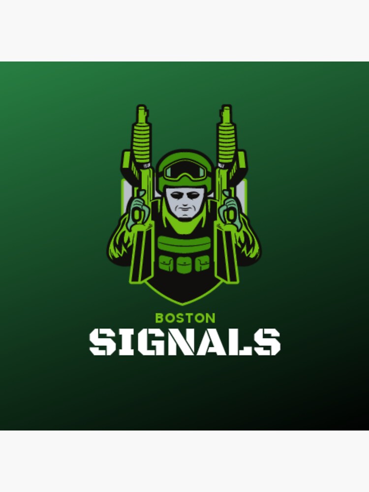 "Gaming Boston signals" Sticker by Oma5 | Redbubble
