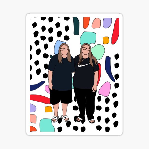 "Cute Faceless Portraits " Sticker for Sale by KaraAnn17 | Redbubble