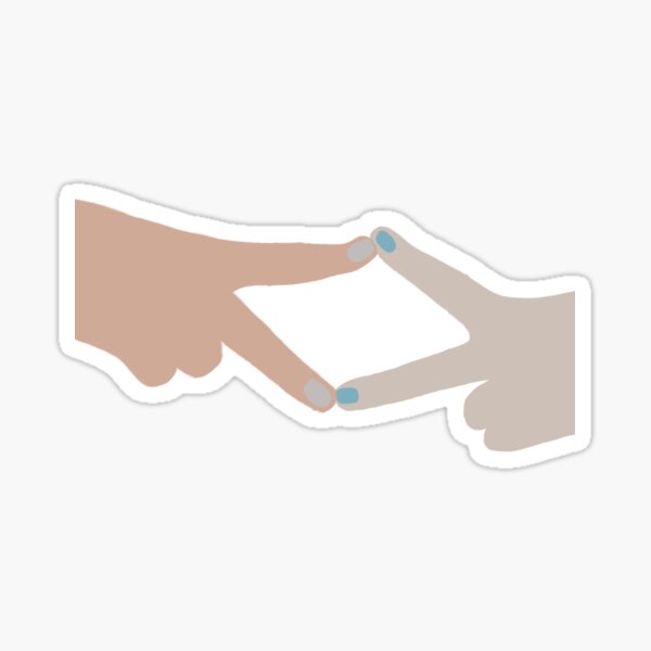 "adpi hand sign" Sticker for Sale by astros45 | Redbubble