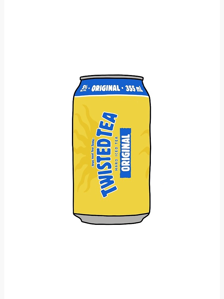 "twisted tea cartoon" Art Board Print for Sale by emsegato | Redbubble