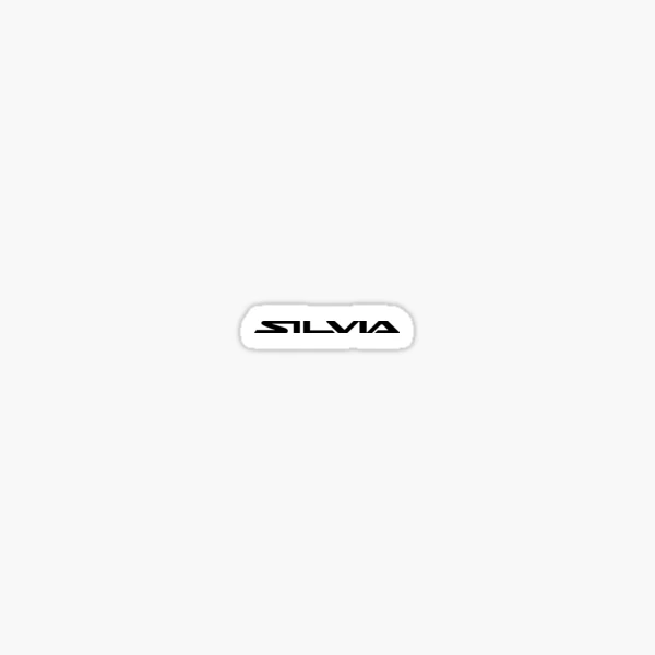 Nissan Silvia Logo Genuine Nissan Silvia Badge / Emblem "Running