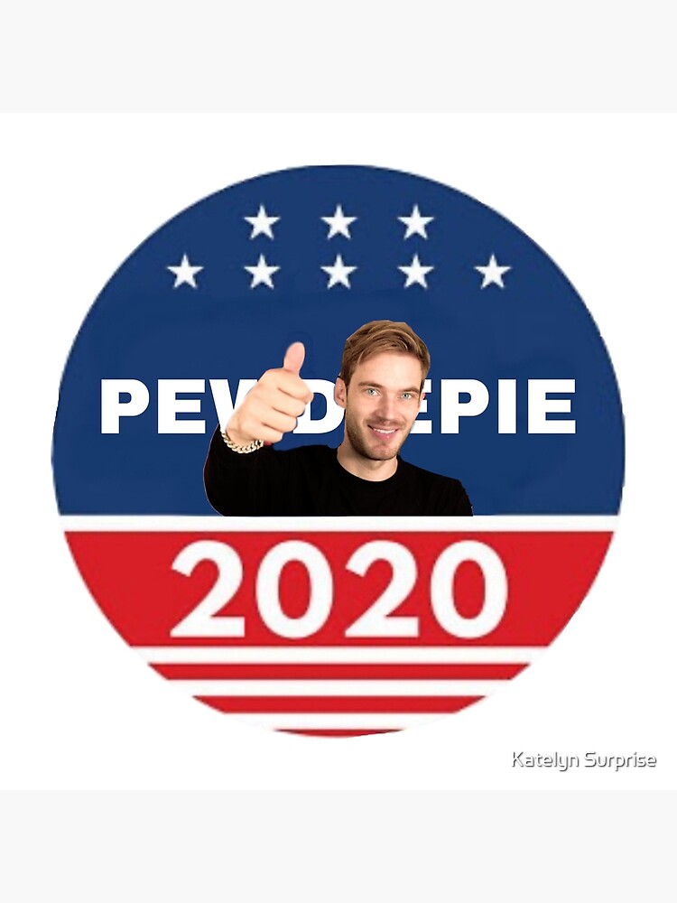 "Pewdiepie 2020 Sticker" Poster by Yellowdaisi | Redbubble