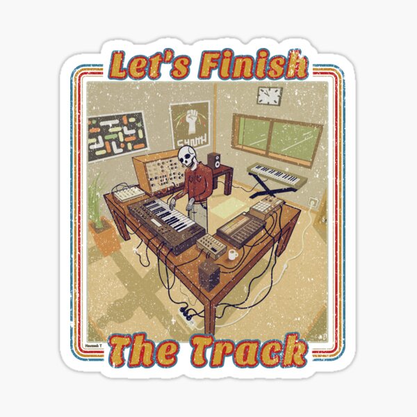 "Electronic Musician and Music Producer " Sticker by mewzeek-T | Redbubble