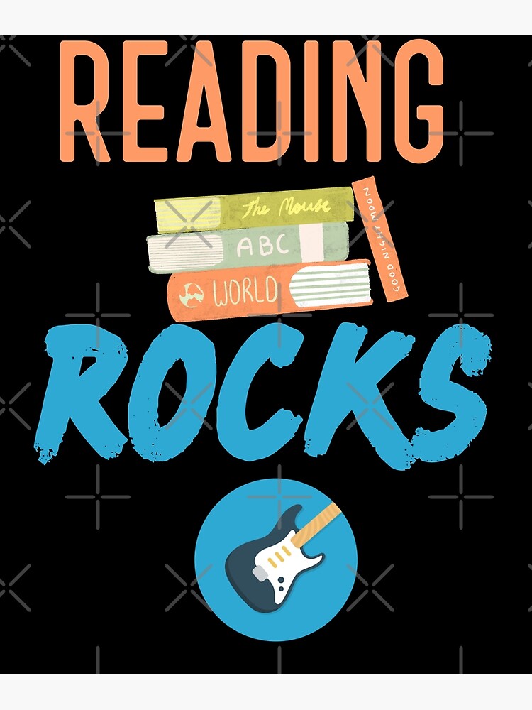 "reading rocks" Poster by Darrendeans1 | Redbubble