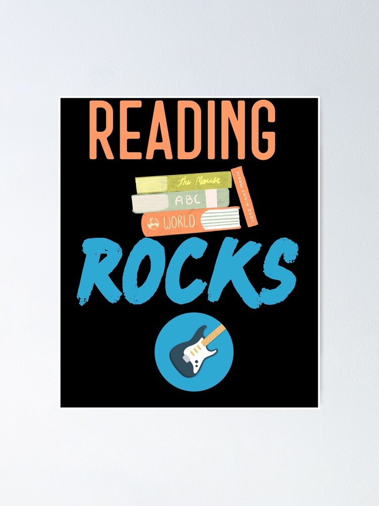 "reading rocks" Poster by Darrendeans1 | Redbubble