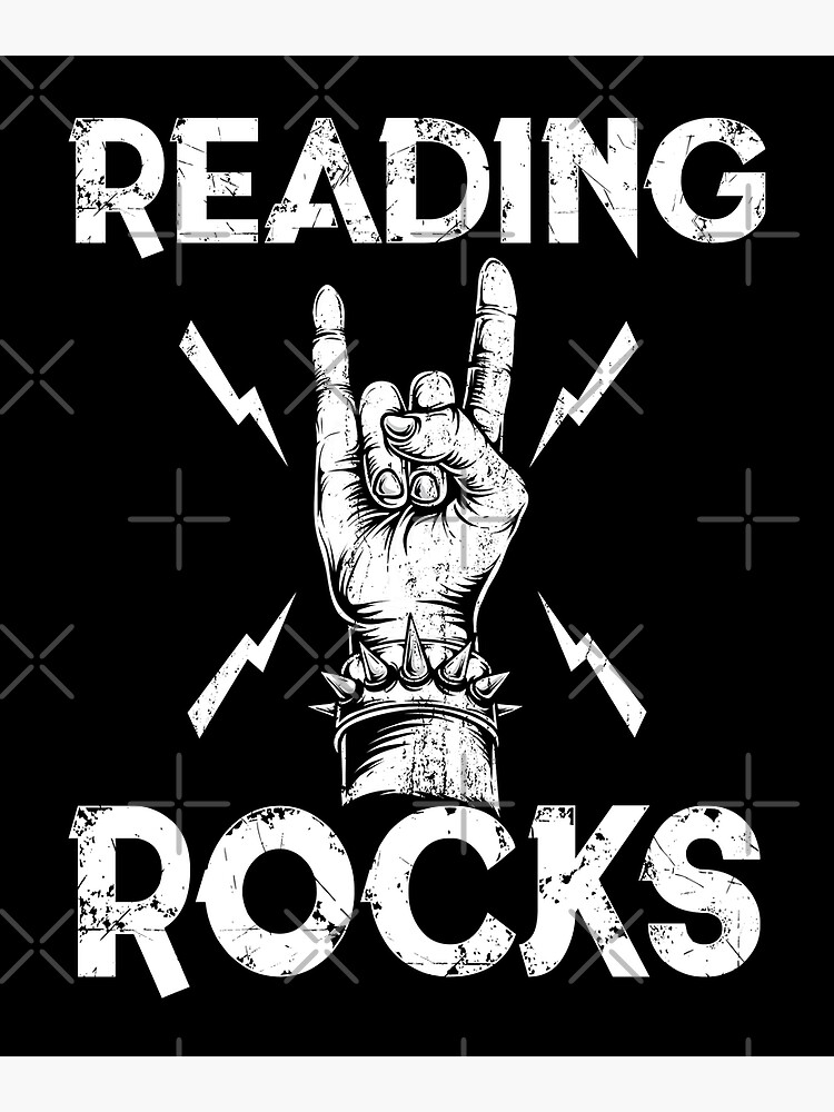 "reading rocks" Poster by Darrendeans1 | Redbubble