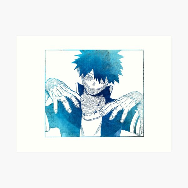 "Dabi - Manga Panel (Colored)" Art Print by NightBlooming | Redbubble