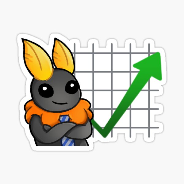 "Good Stonks with a Grid" Sticker for Sale by cosmictricks | Redbubble