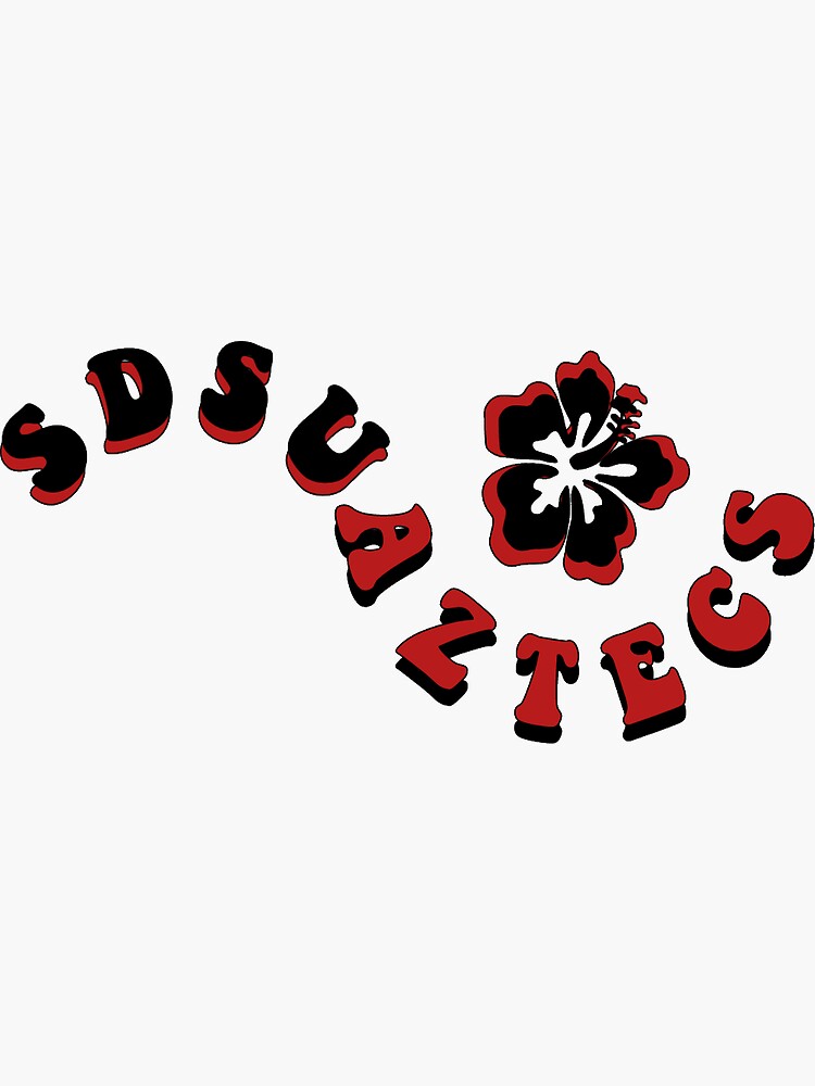 "SDSU AZTECS" Sticker for Sale by alihoffman | Redbubble