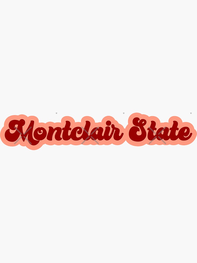"Montclair State Retro" Sticker by smstickersx | Redbubble