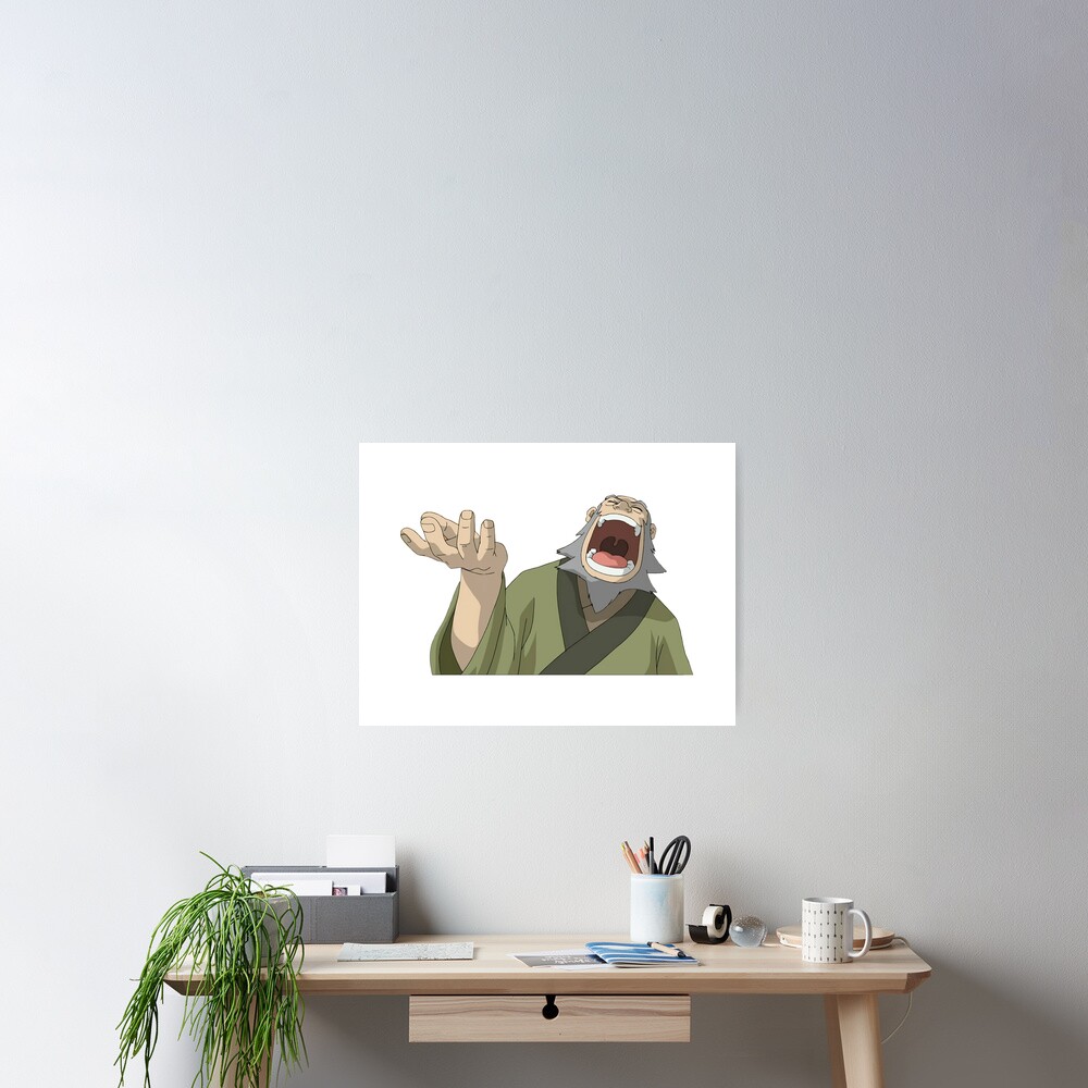 "Uncle Iroh Singing Avatar" Poster by blueeyes374 | Redbubble