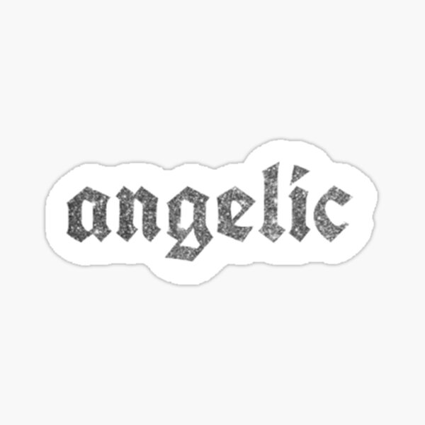 "Angelic" Sticker for Sale by theweird-estz | Redbubble