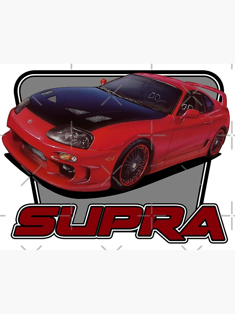 "Red Supra" Poster for Sale by Yourauto | Redbubble
