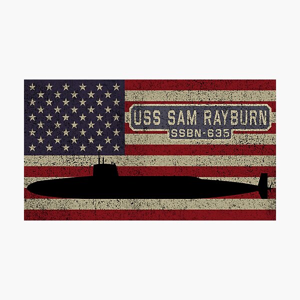 Lámina fotográfica «USS Sam Rayburn SSBN-635 James Madison-clase Flota ...