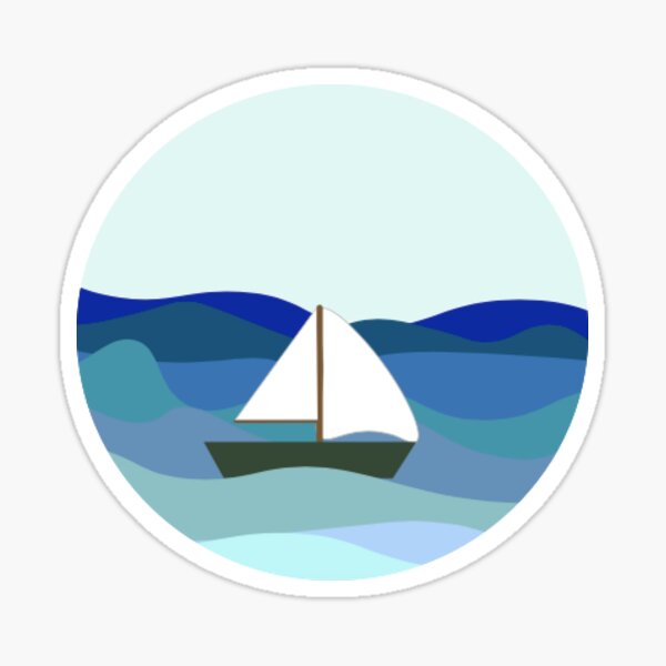 Sailboat Stickers | Redbubble