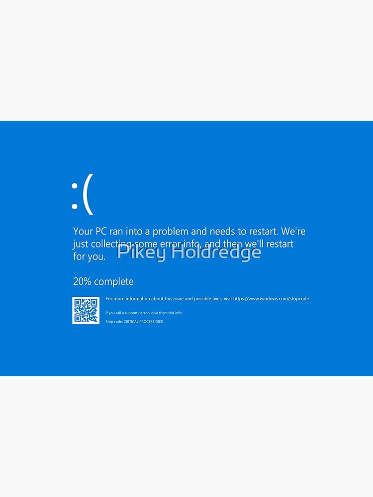 "Blue Screen of Death NEW" Mask for Sale by PikemasterFlex | Redbubble