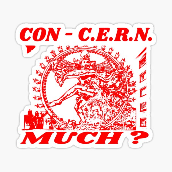 "Should We Be ConCERNed ?" Sticker for Sale by Play-On | Redbubble