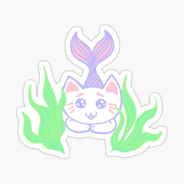 "Merkitty Seaweeds -plain" Sticker for Sale by Art-by-A | Redbubble