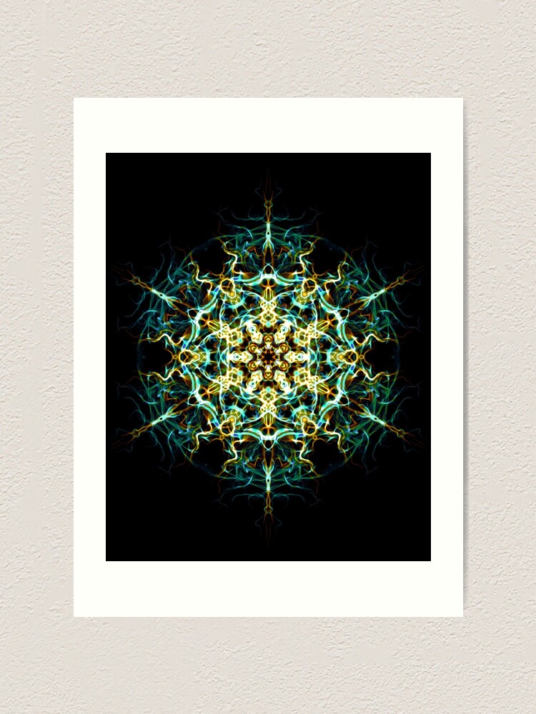 Energy Mandala Poster Purple Mandala Angel Art, Sacred Geometry Reiki