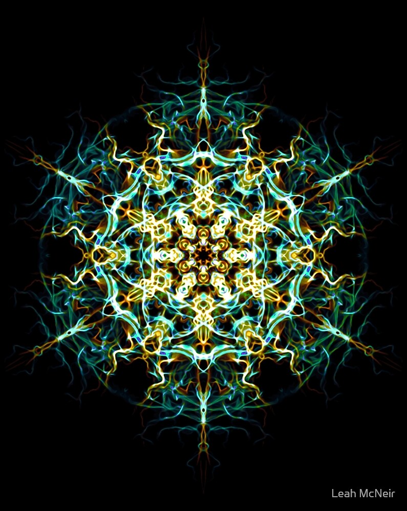 "Lucid Interconnection - Sacred Geometry Energy Mandala." by Leah ...
