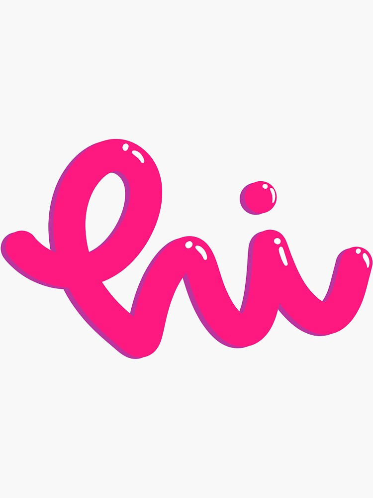 "Cute Hi" Sticker for Sale by gabbyrani | Redbubble