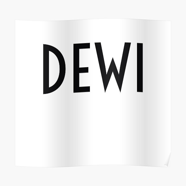 "Dewi Design" Poster by MissDewi | Redbubble