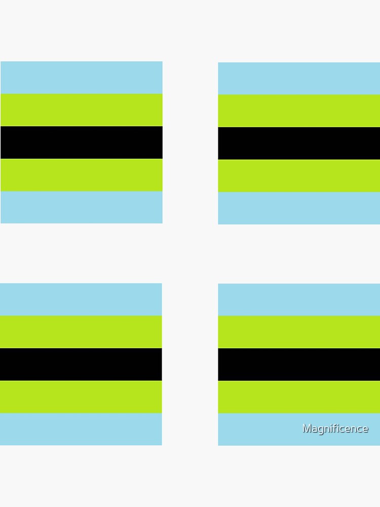 "Quoigender Flag 4PK" Sticker for Sale by Magnificence | Redbubble