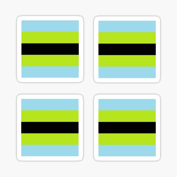 "Quoigender Flag 4PK" Sticker for Sale by Magnificence | Redbubble