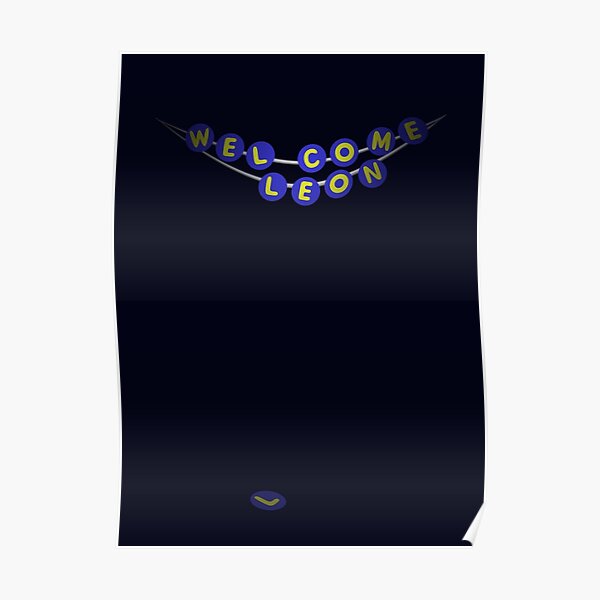 "Resident Evil Inspired Welcome Leon" Poster by Godsibi | Redbubble