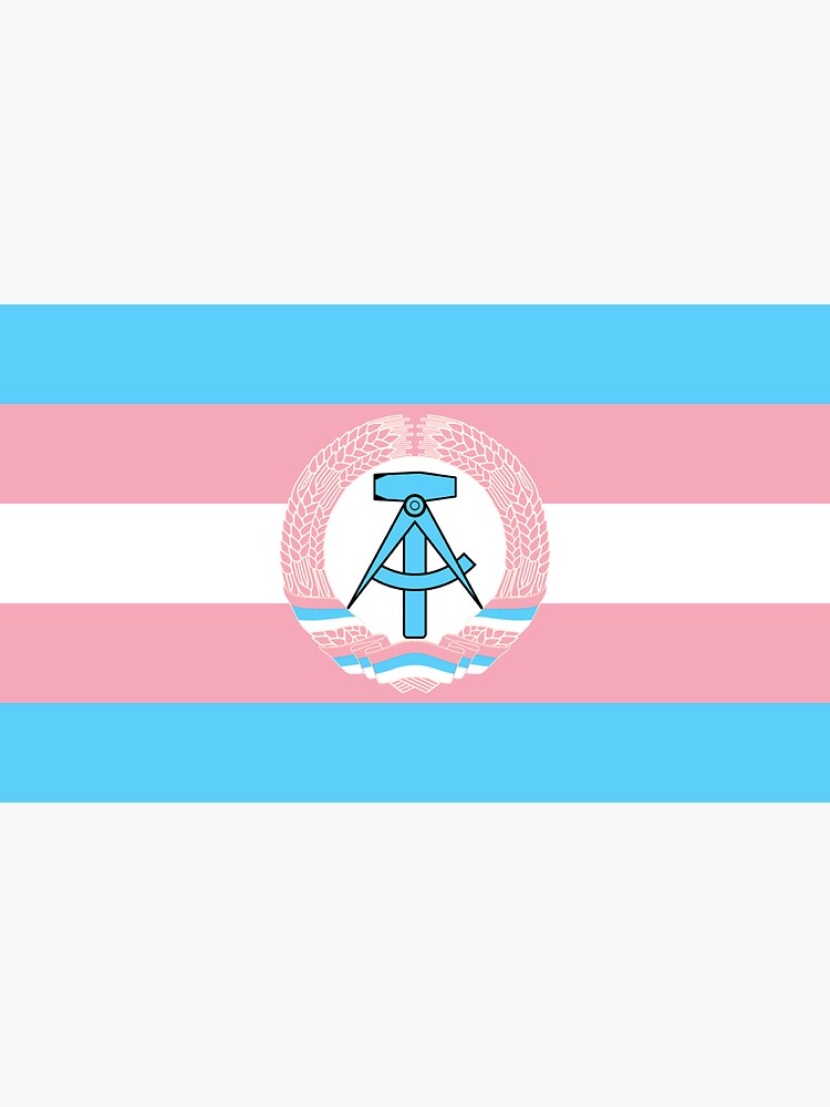 "Trans East German Flag" Sticker for Sale by Communistnuns | Redbubble