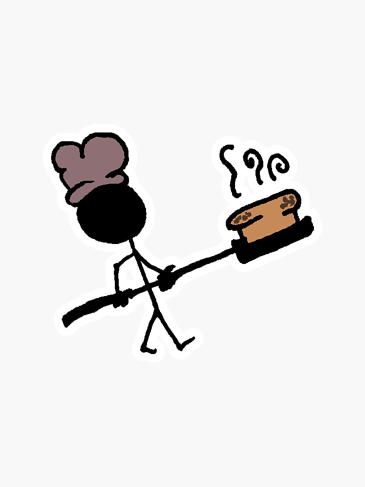 "Baker Sticker" Sticker by lizebotha | Redbubble