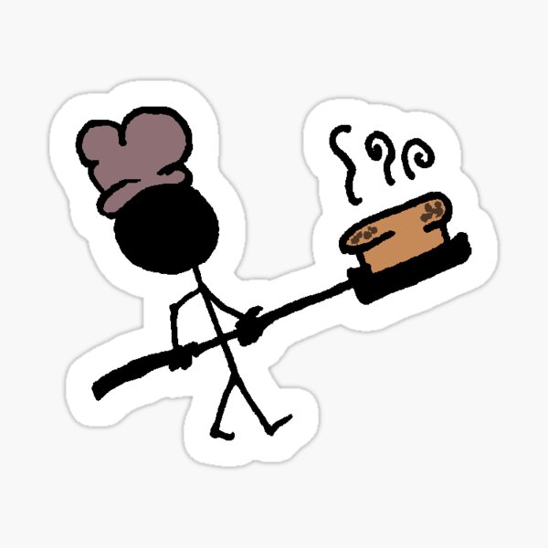 "Baker Sticker" Sticker by lizebotha | Redbubble