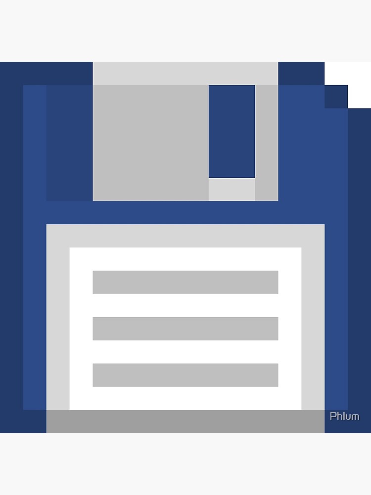 "Pixel Floppy Disk" Art Print by Phlum | Redbubble