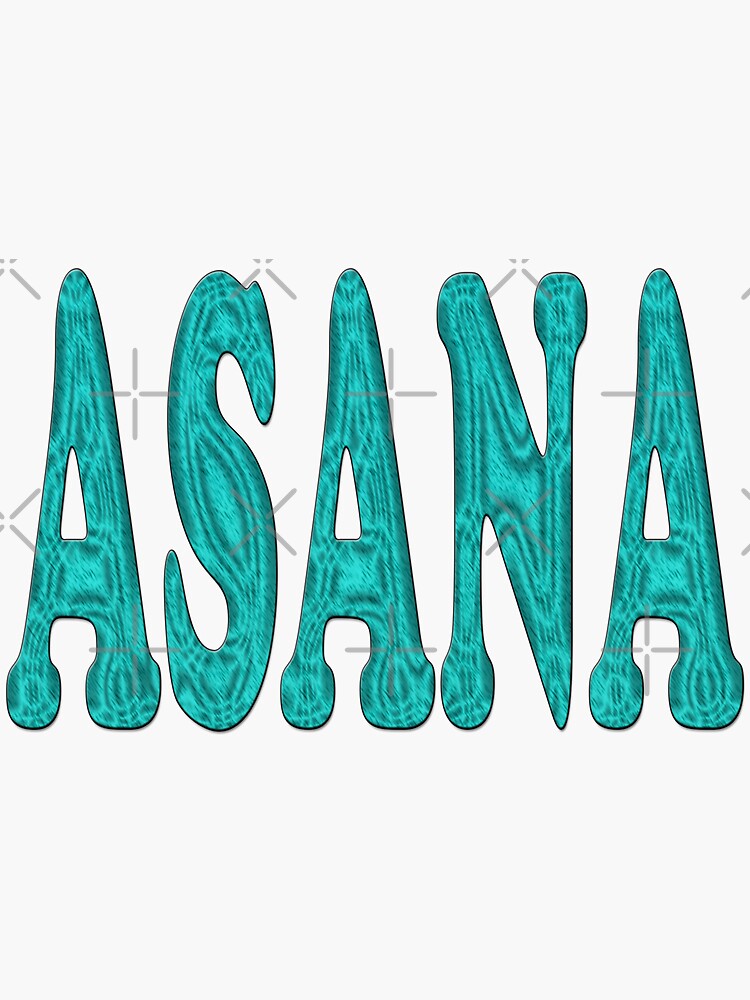 "ASANA YOGA POSTURES" Sticker for Sale by Astralia | Redbubble
