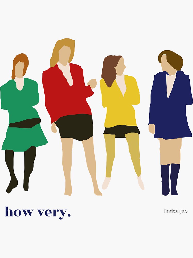 "Heathers How Very" Sticker for Sale by lindsayxo | Redbubble
