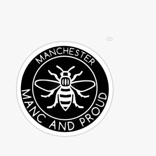 "Manchester bee" Sticker for Sale by emk817 | Redbubble