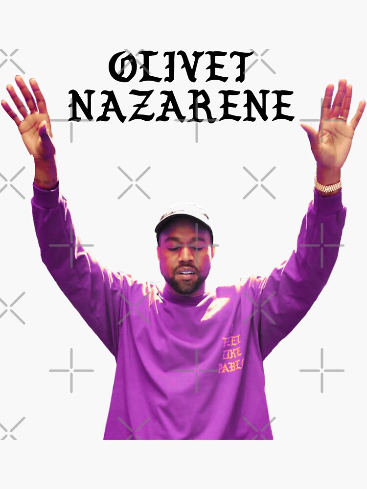 "OLIVET NAZARENE PABLO" Sticker for Sale by abbymoriartyy | Redbubble