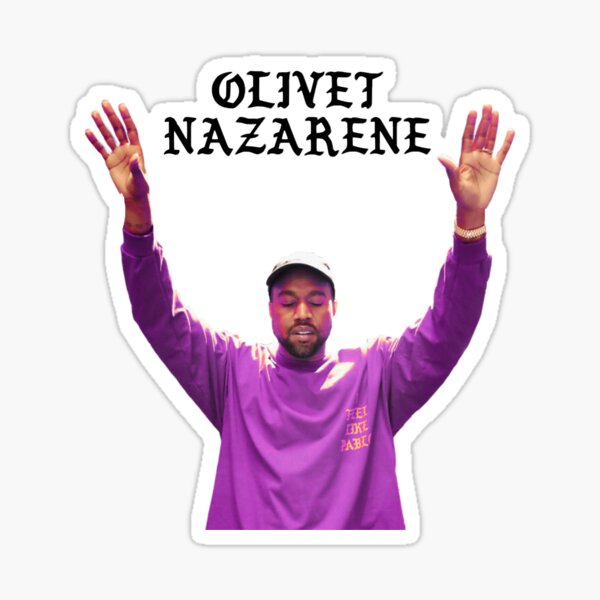 "OLIVET NAZARENE PABLO" Sticker for Sale by abbymoriartyy | Redbubble