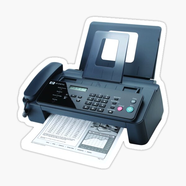 "Fax Machine" Sticker for Sale by jude-why- | Redbubble