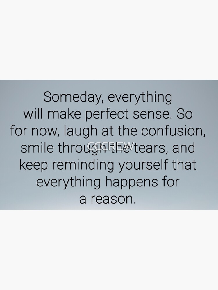 "SMILE THROUGH THE TEARS" Poster for Sale by CCCREW | Redbubble