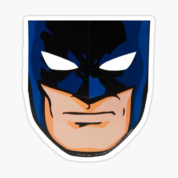 "Superhero Cowl Mask" Sticker by DreaK | Redbubble