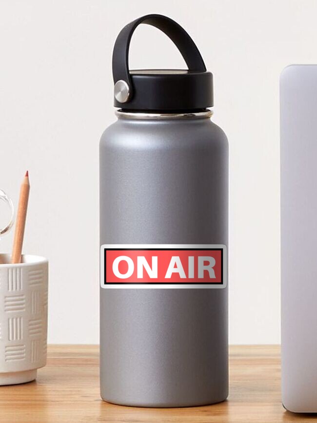 "On Air!" Sticker for Sale by InputVSOutput | Redbubble