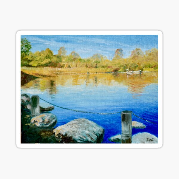 "Afternoon at Alphington Quarry" Sticker by daiwynn | Redbubble
