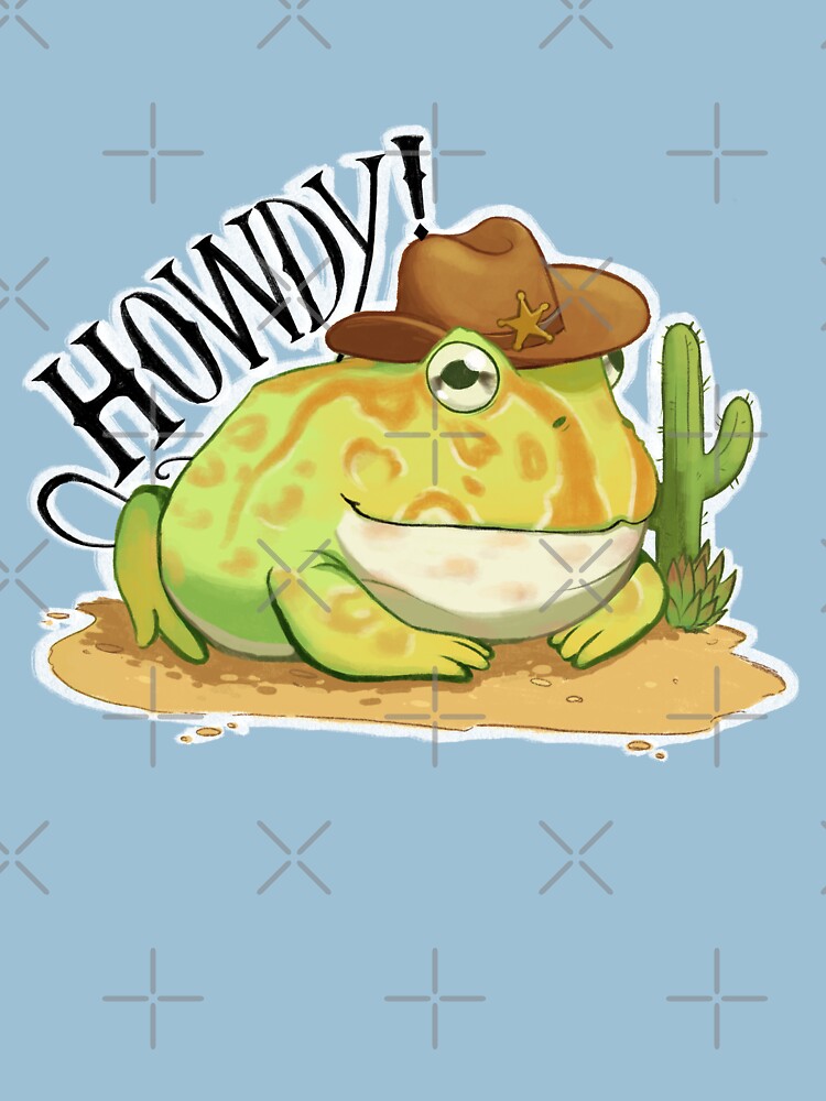 "Cowboy frog" T-shirt for Sale by Kmoonleaf | Redbubble | cowboy t ...