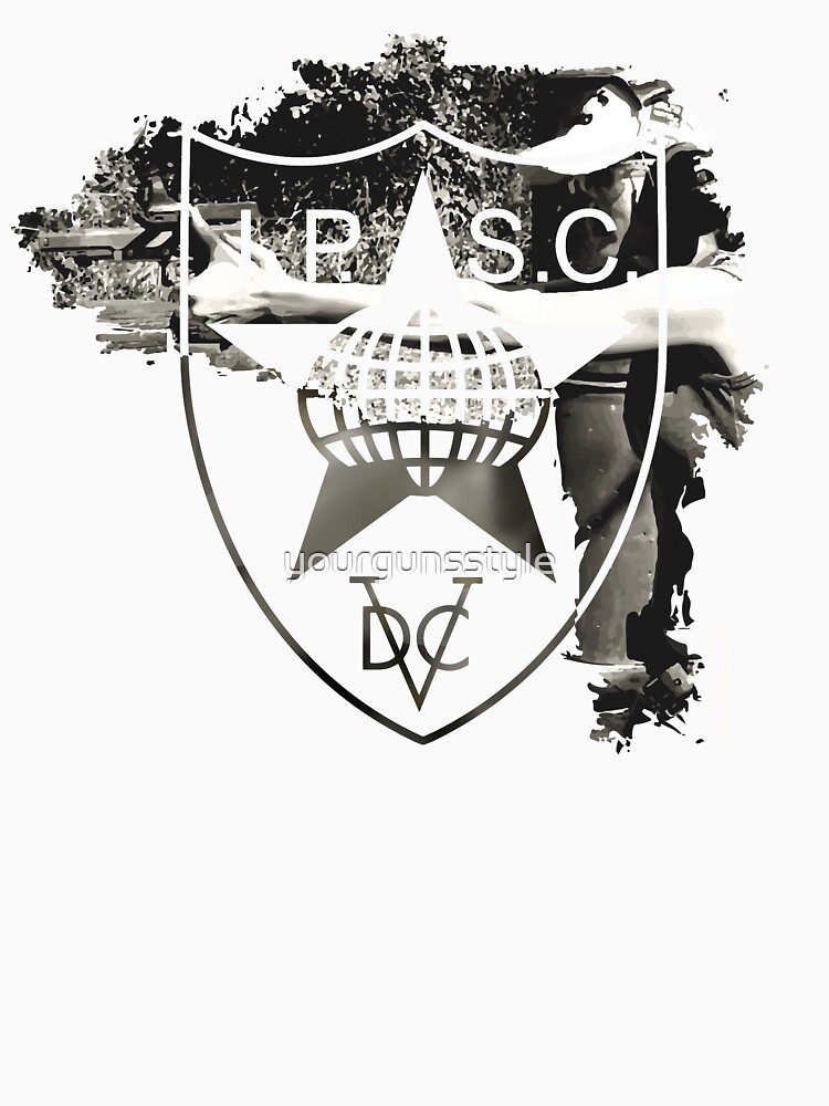 "IPSC Diligentia, Vis, Celeritas" T-shirt for Sale by yourgunsstyle | Redbubble | ipsc t-shirts ...