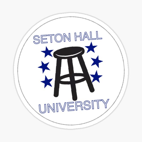 "seton hall u barstool sticker" Sticker for Sale by l17m04 | Redbubble