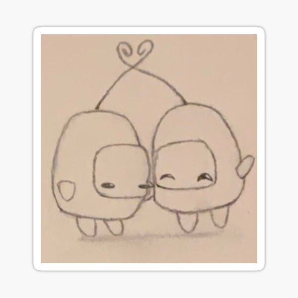 "ilomilo drawing" Sticker by onesliptaway | Redbubble